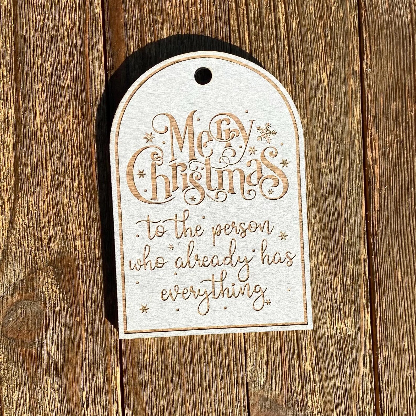 Funny Wooden Christmas Tags | Funny Gift Tags | Honest Christmas Gift ...