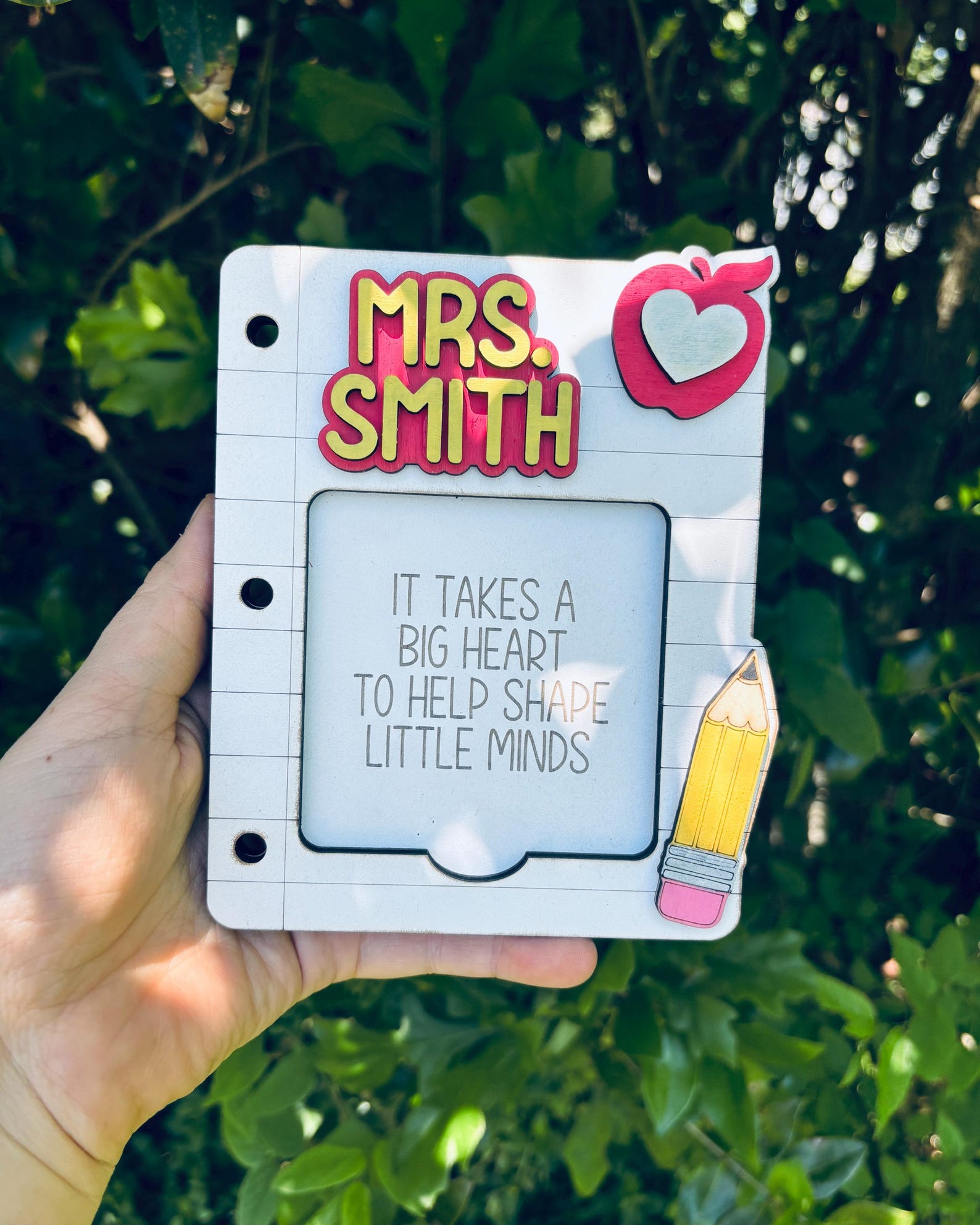 Teacher Appreciation Sticky Note Holder | Paper Style Sticky Note ...