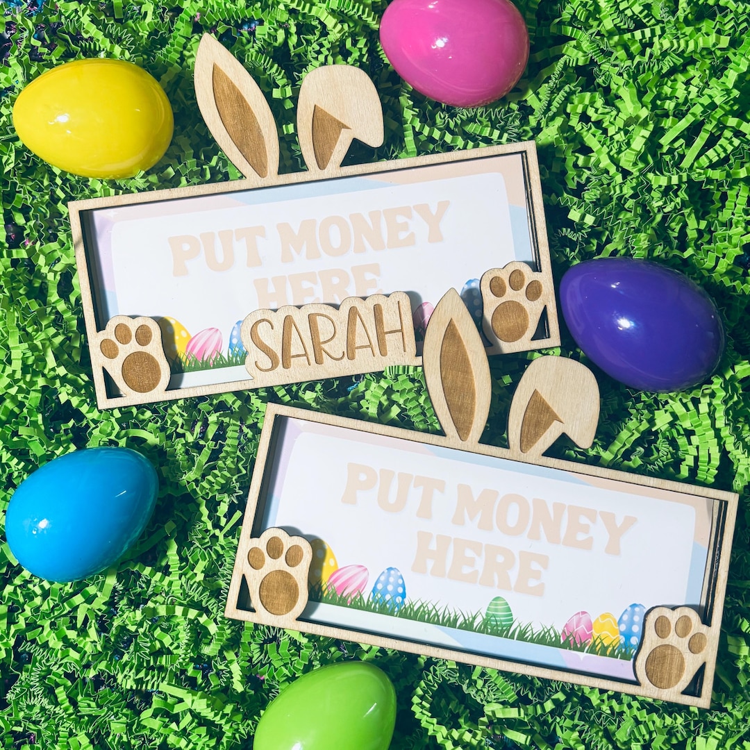 Easter Bunny Money Holder Gift | Easter Eggs Money Holder | Easter ...