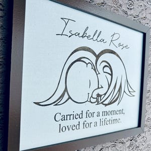 Personalized in Memory Infant Loss Sign With Custom Wording | Angel ...