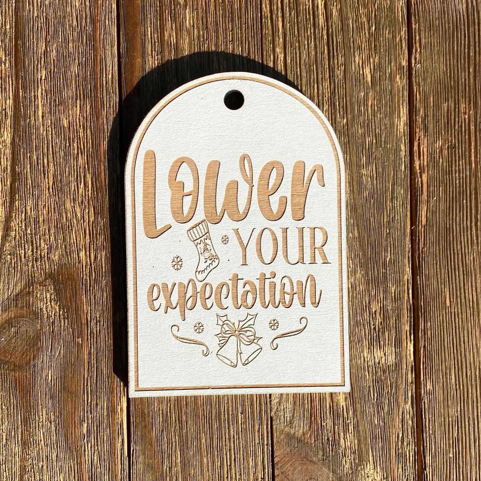 Funny Wooden Christmas Tags | Funny Gift Tags | Honest Christmas Gift ...