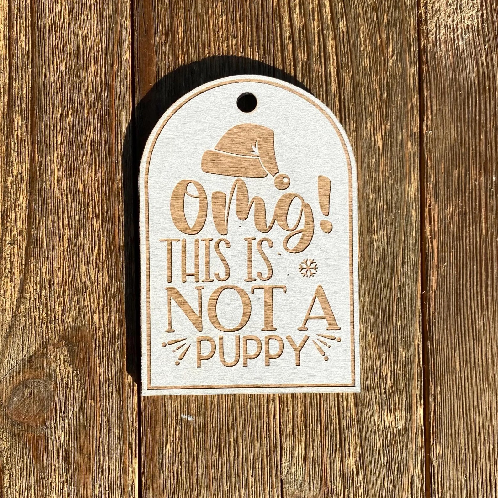 Funny Wooden Christmas Tags | Funny Gift Tags | Honest Christmas Gift ...