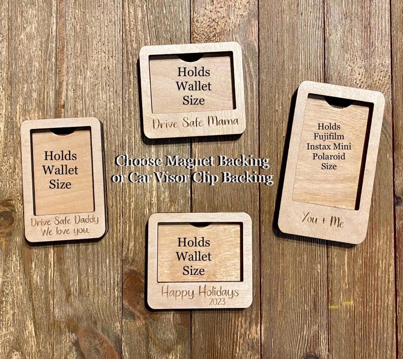 Personalized Picture Frame | Custom Photo Car Visor Clip | Car ...