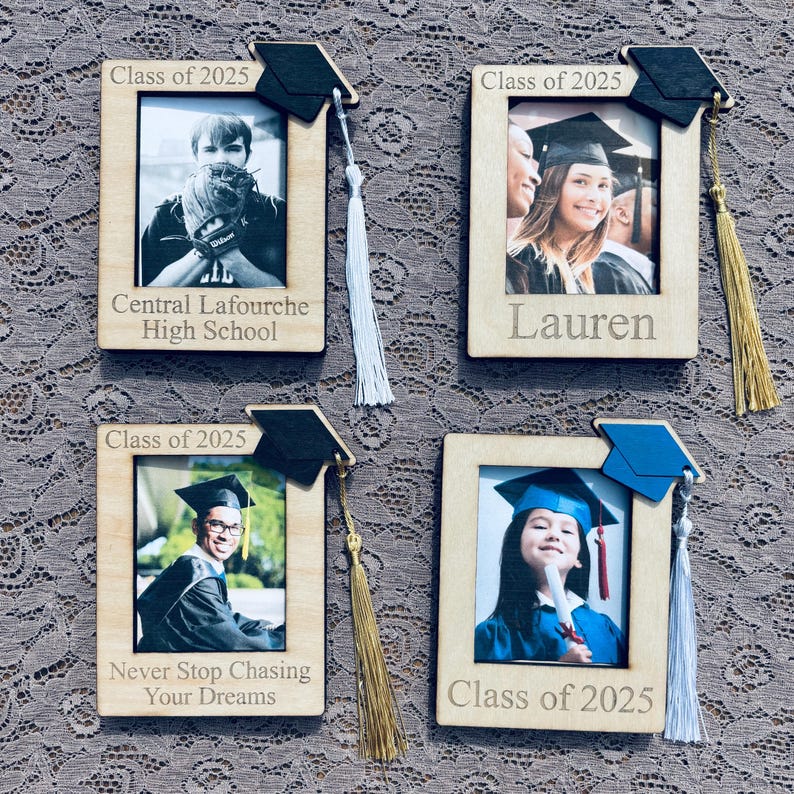 Graduation Photo Frame | Grad Picture Frame | Class of 2025 Graduation ...
