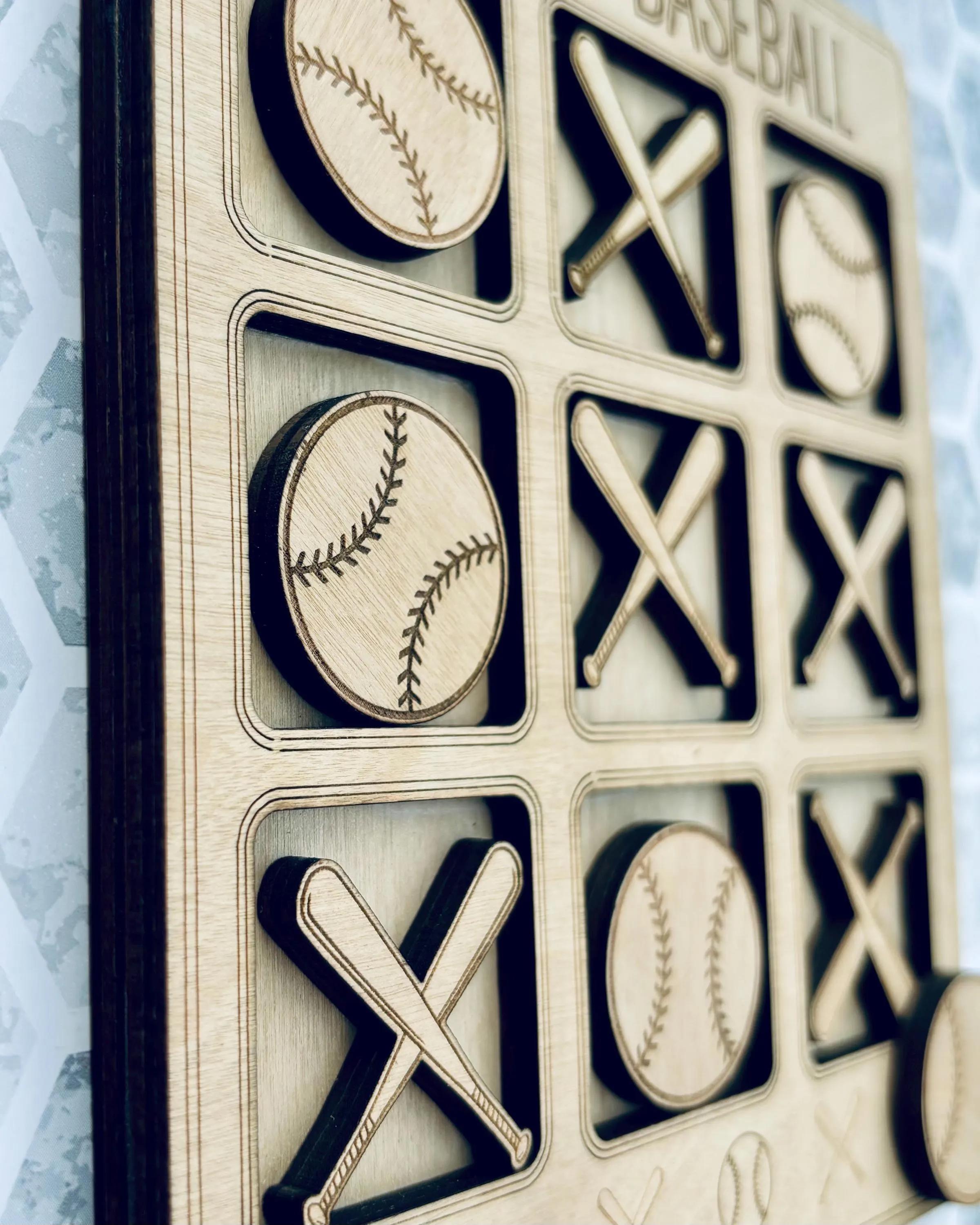 Tic Tac Baseball | Baseball Tic-tac-toe | Basket Fillers | Gift for ...