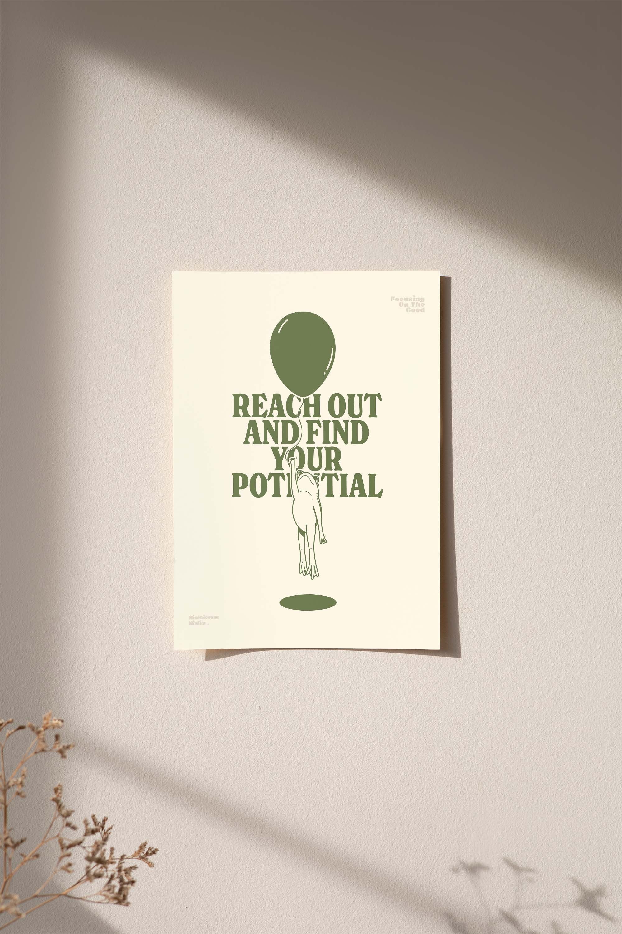 Retro Motivational Poster, Retro Mental Heath Print, Trust the Universe ...