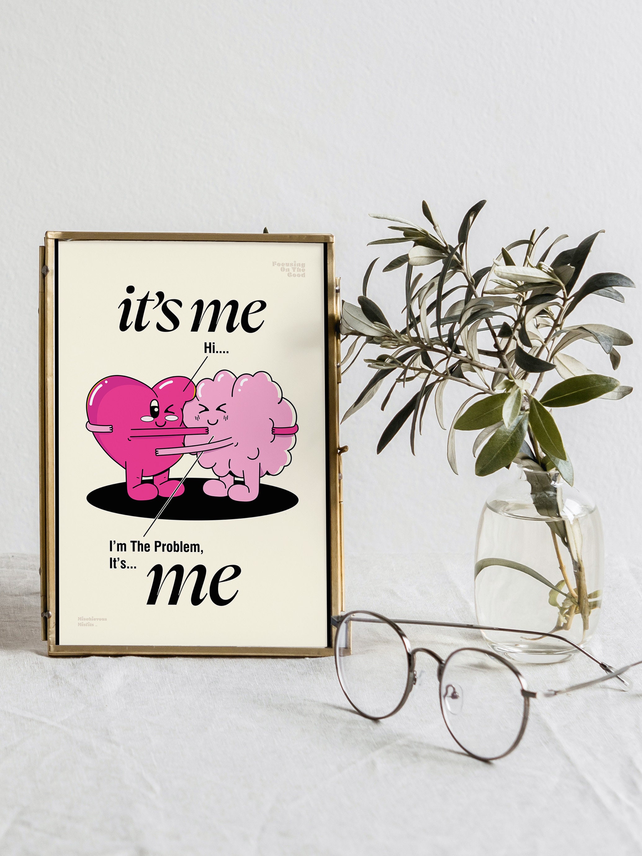 It's Me I'm the Problem It's Me Poster, Taylor Swift Print, Retro Self ...