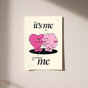 It's Me I'm the Problem It's Me Poster, Taylor Swift Print, Retro Self ...