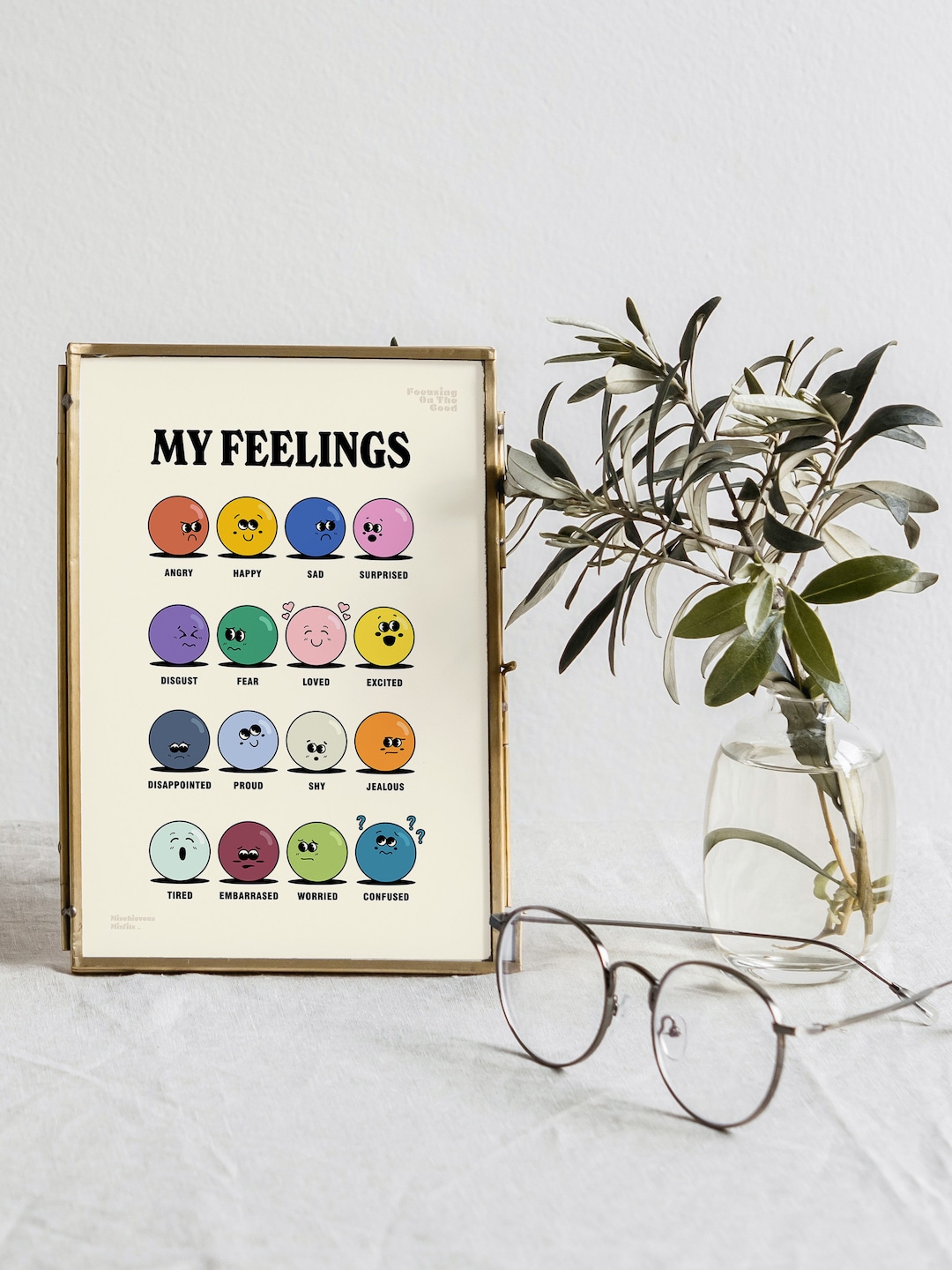 My Feelings Print, Emotions Poster, Daycare Decor, Homeschool Decor, 70 ...