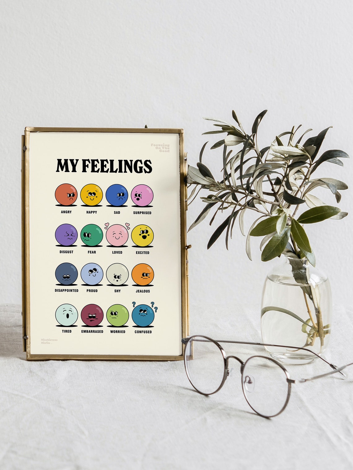 My Feelings Print Emotions Poster Daycare Decor Homeschool - Etsy