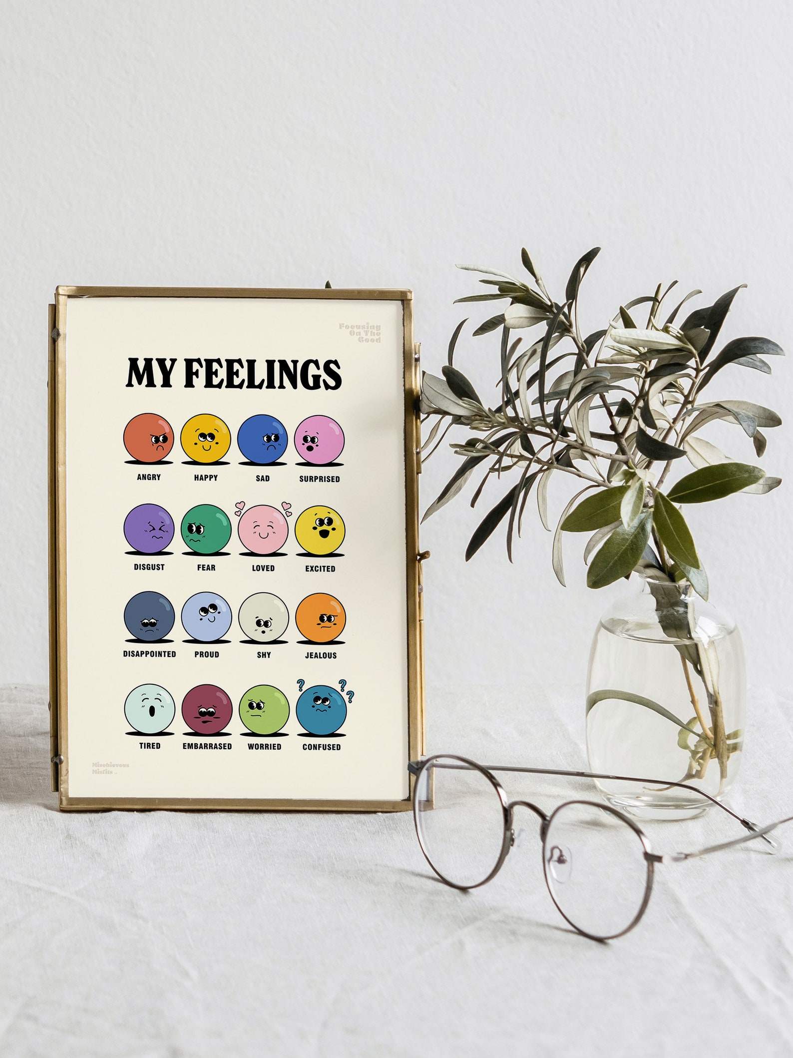 My Feelings Print Emotions Poster Daycare Decor Homeschool - Etsy