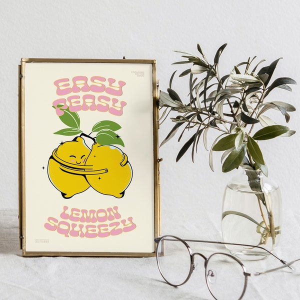Retro Lemon - Etsy
