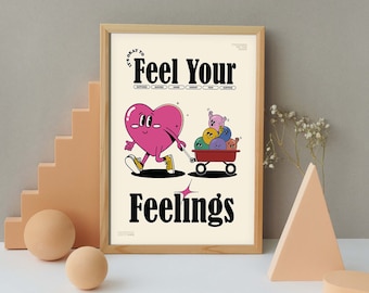 Emotions Make Us Human 11x17 Print / Wall Art / Poster / Home - Etsy Canada