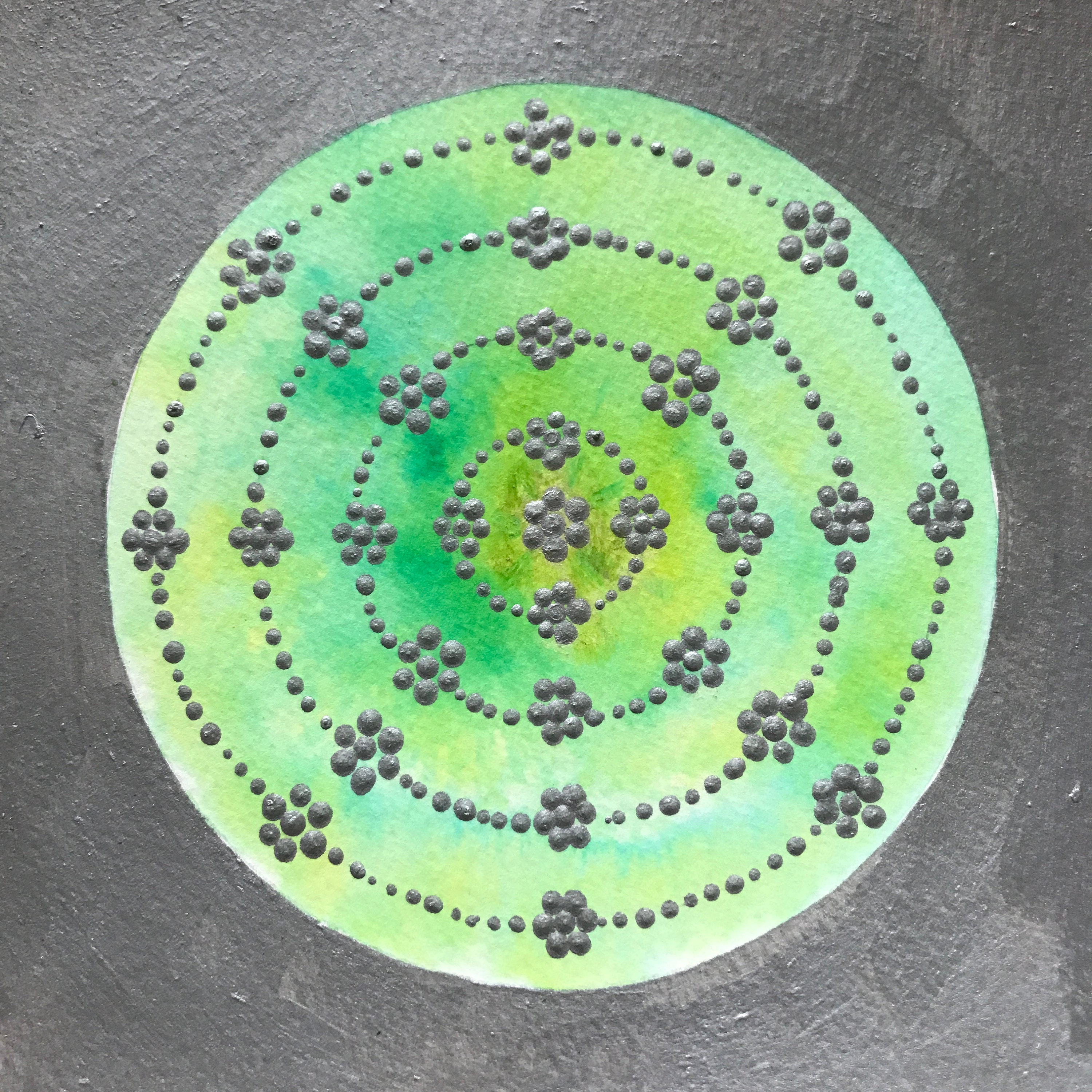 1+1 FREE mandala dot art dot painting tie dye acrylic watercolor sun ...