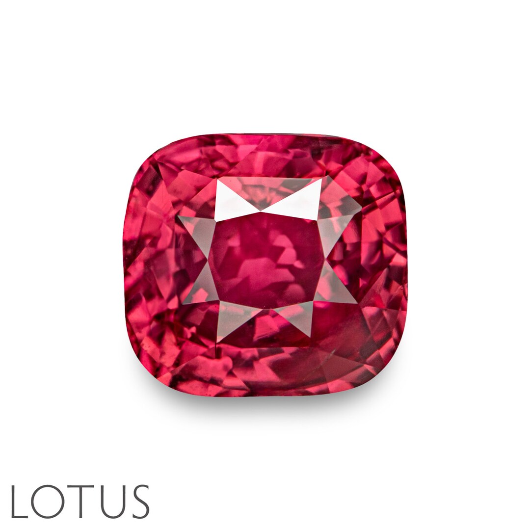1.54 Ct. Ruby Mined in Madagascar Certified by Lotus & IGI Cushion, 6. ...