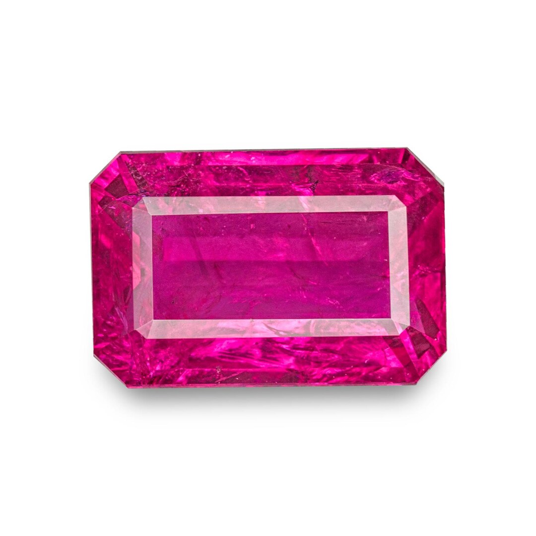 2.62 Ct. Ruby - Mined in Mozambique - Rectangular Octagon, 8.98 X 6.02 ...