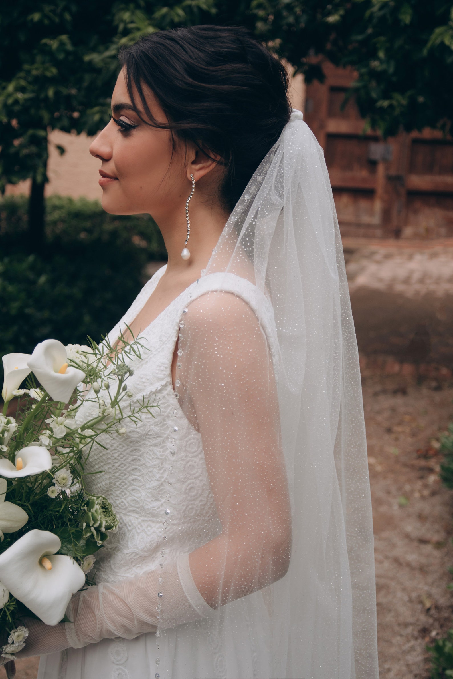 Shiny Veil Glitter Veil Sequined Veil Bright Veil Diamond - Etsy