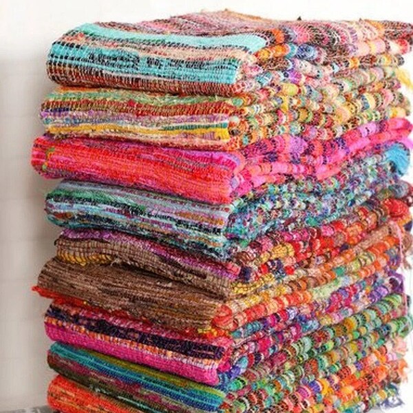 Rag Rug - Etsy