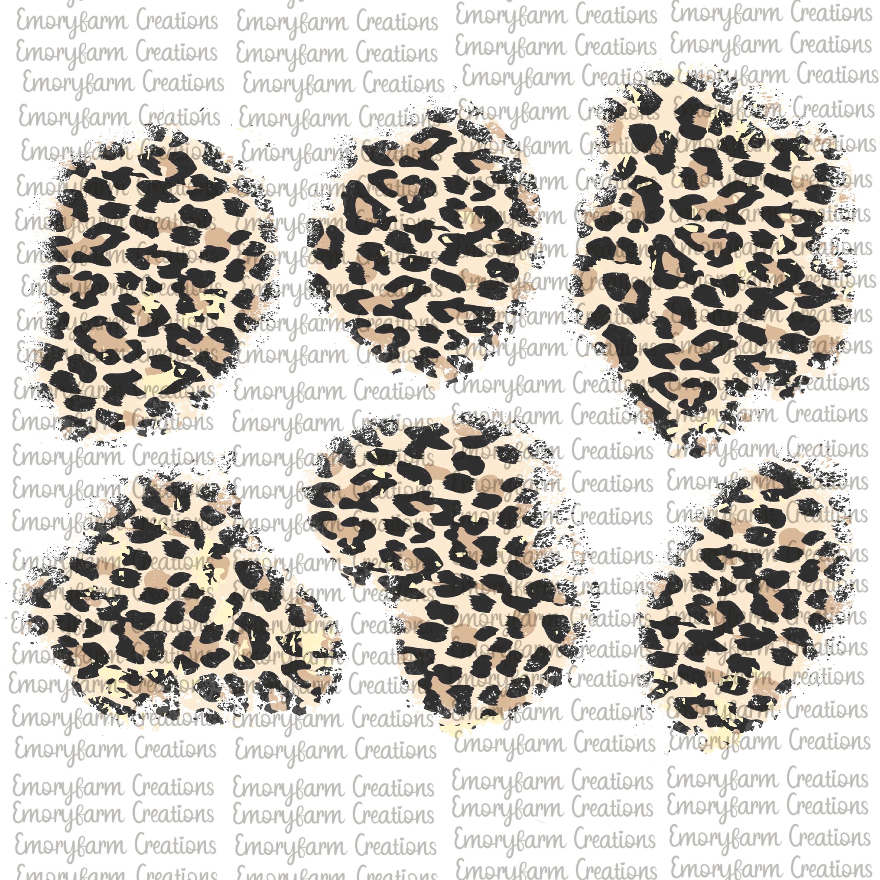 Distressed Leopard Print Sublimation Png Download Digital - Etsy