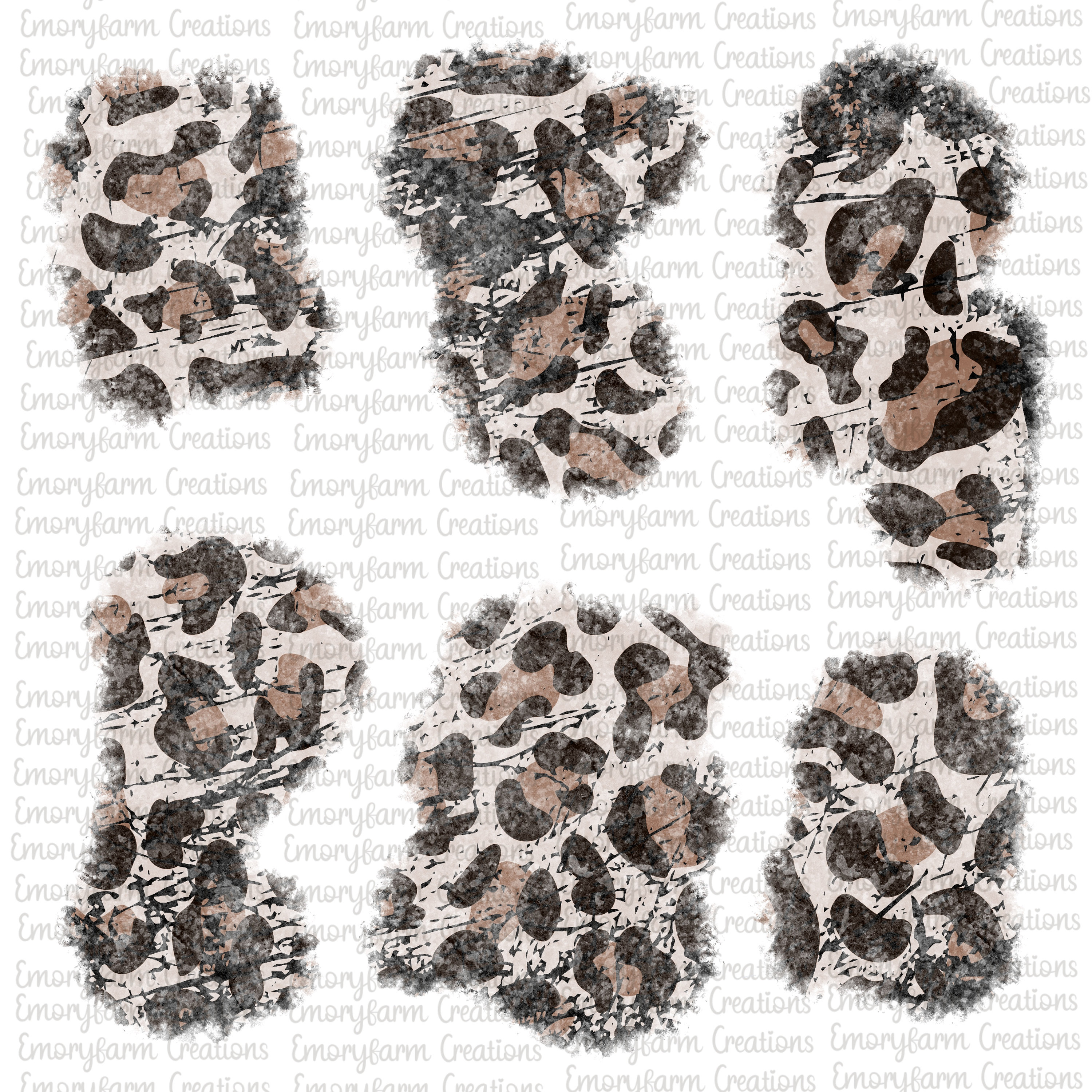 Distressed Leopard Prink Sublimation Bleach Patches | Digital Design ...