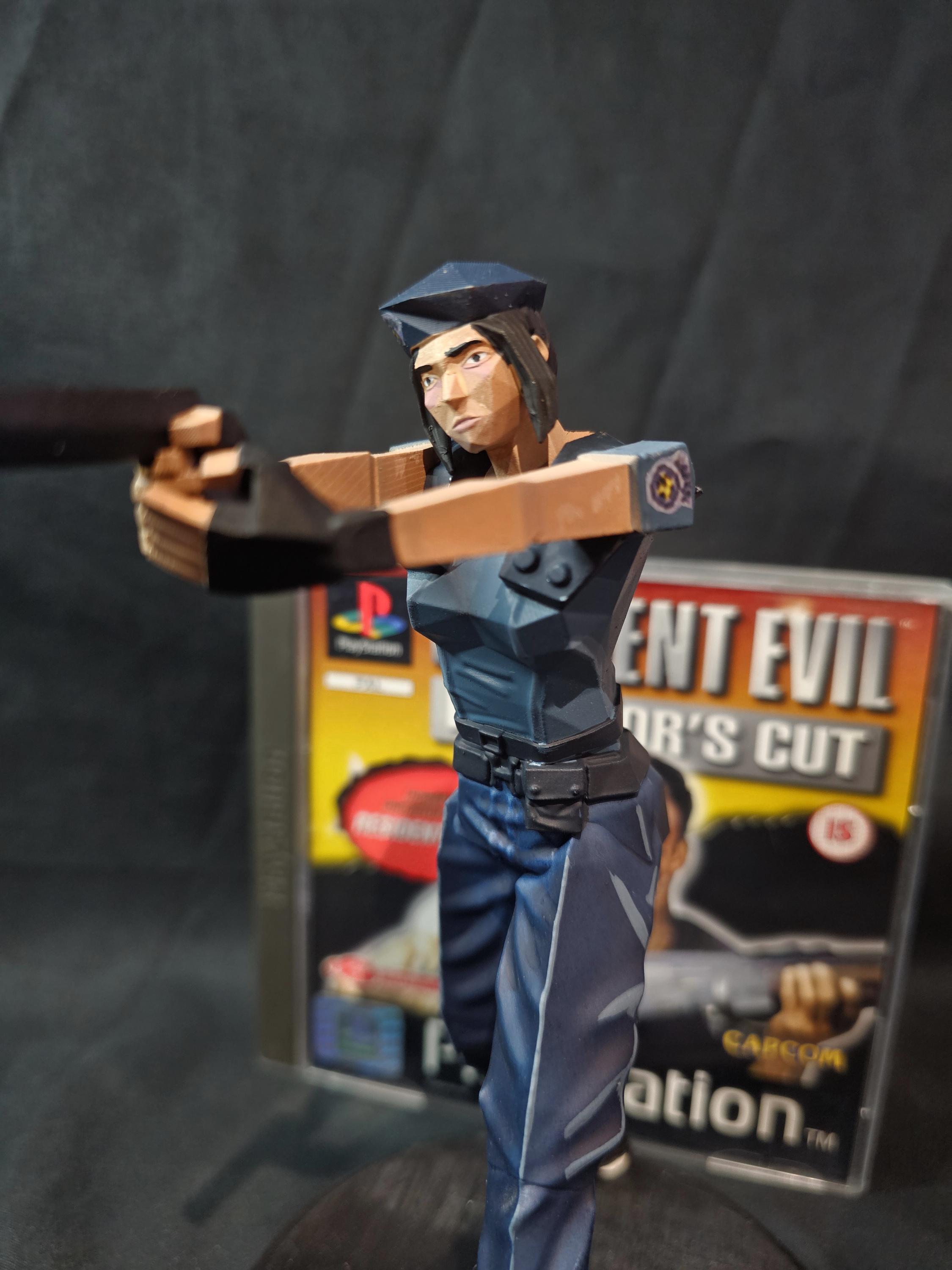 Resident Evil Jill Valentine Low Poly Series - Etsy