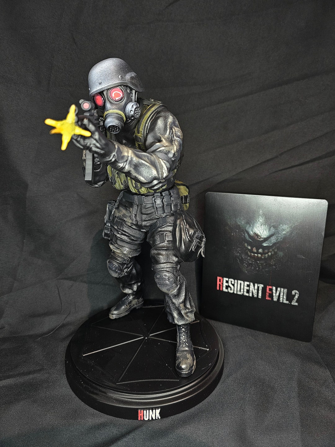 Hunk Resident Evil 2 1/6 Figure With Removable Muzzle Flash - Etsy