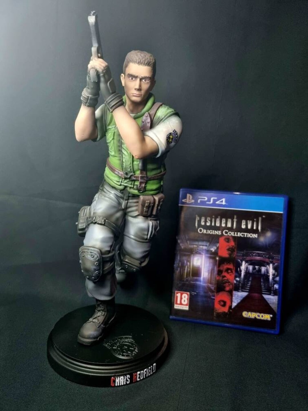 Resident Evil Chris Redfield STARS 1/6 Figure W/ Base - Etsy