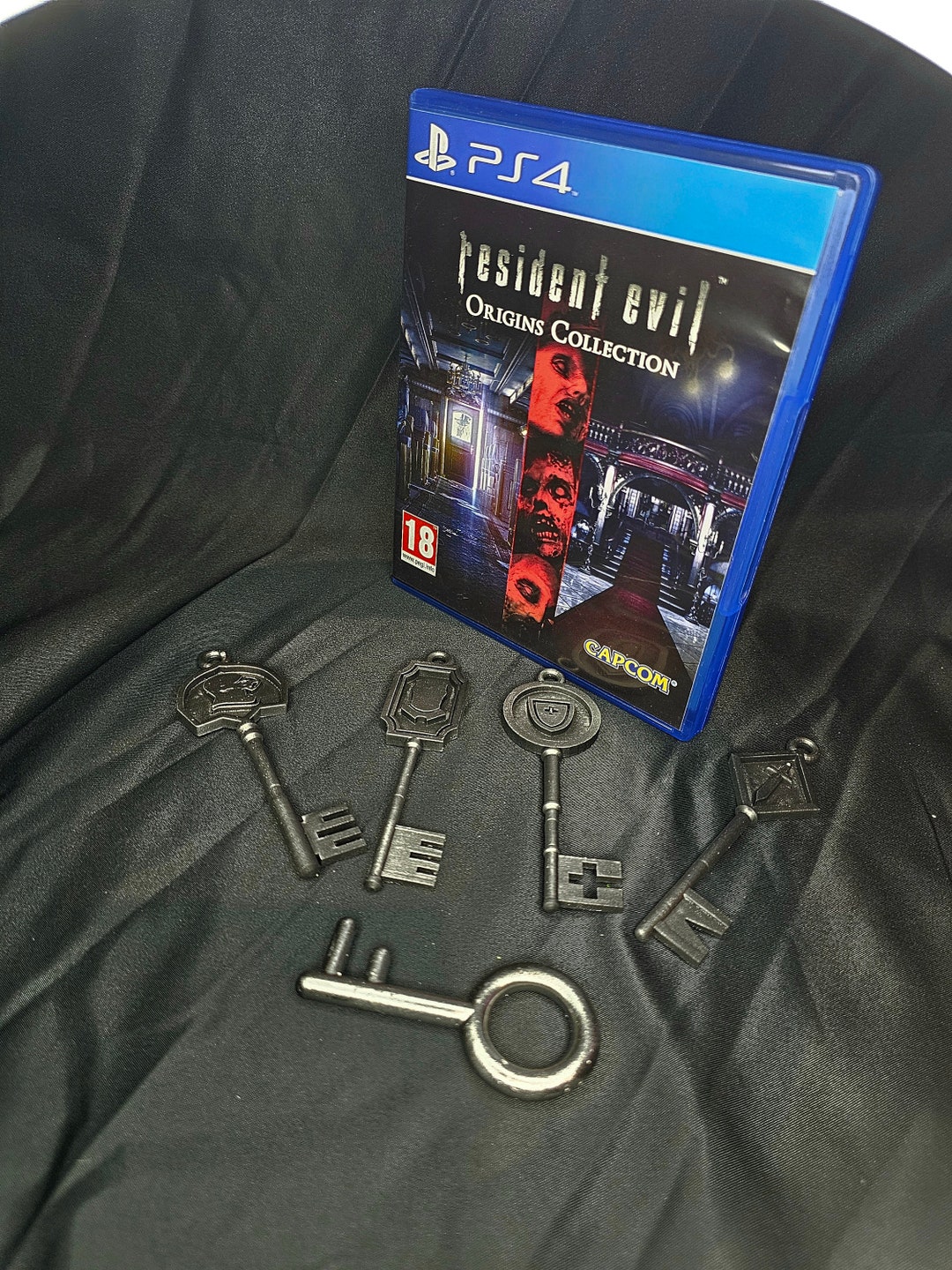 Resident Evil Mansion Keys (2002) (set of 5) 1:1 Prop Replica - Etsy