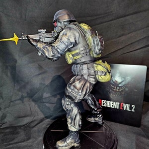Hunk Resident Evil 2 1/6 Figure With Removable Muzzle Flash - Etsy