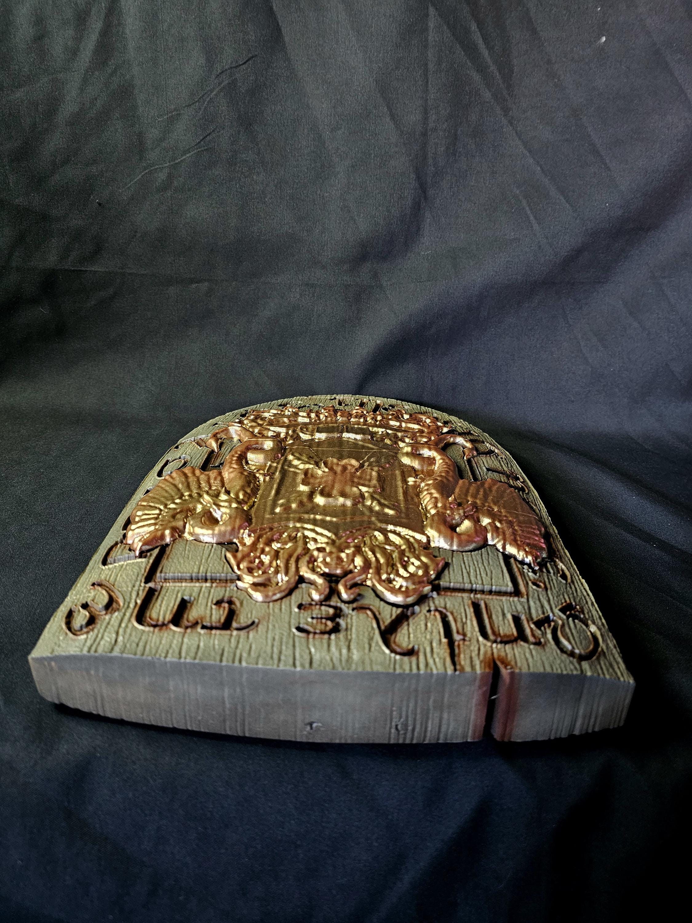 Resident Evil Spencer Mansion Wooden and Gold Emblem Life Size Prop - Etsy