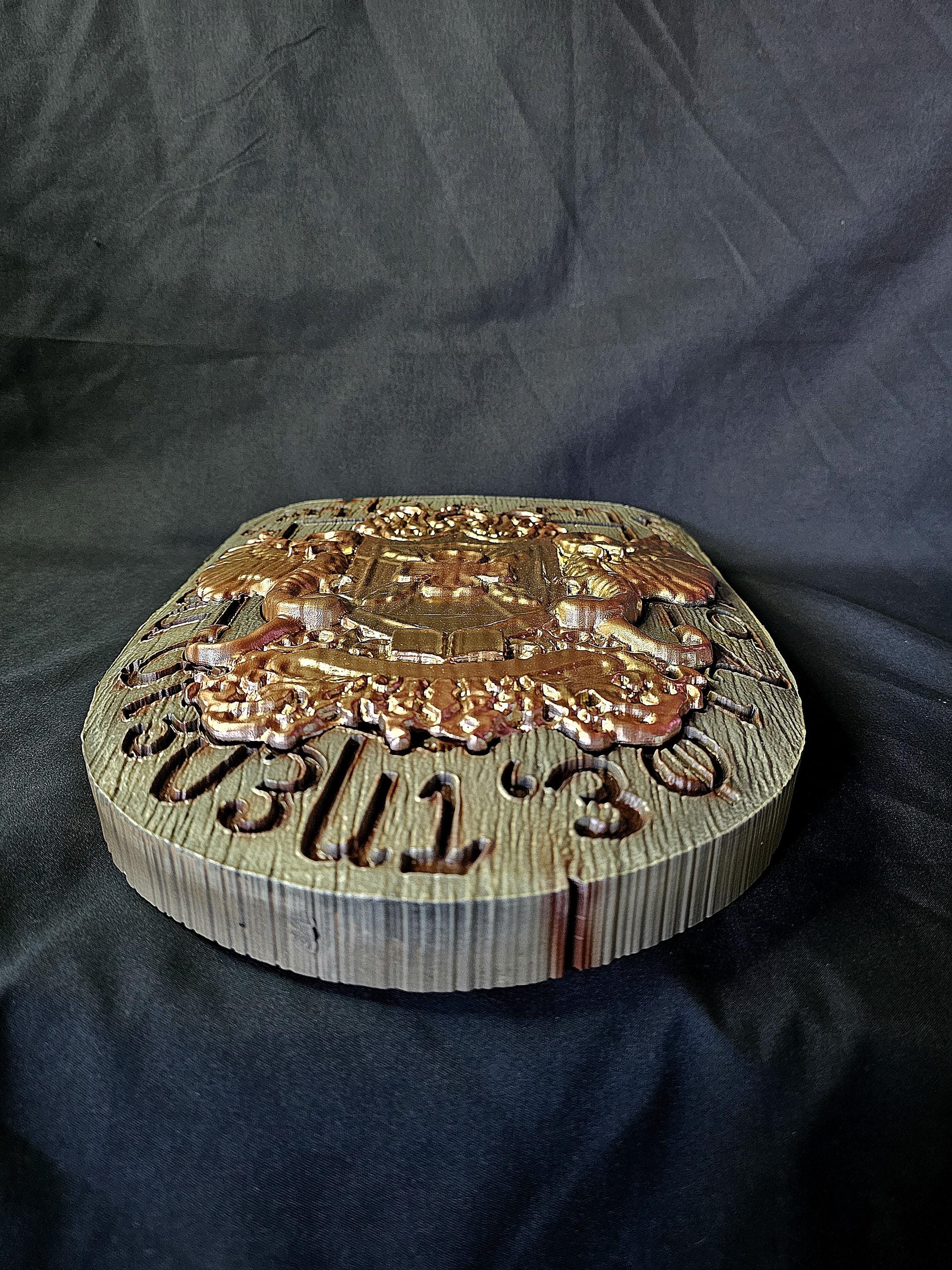 Resident Evil Spencer Mansion Wooden and Gold Emblem Life Size Prop - Etsy