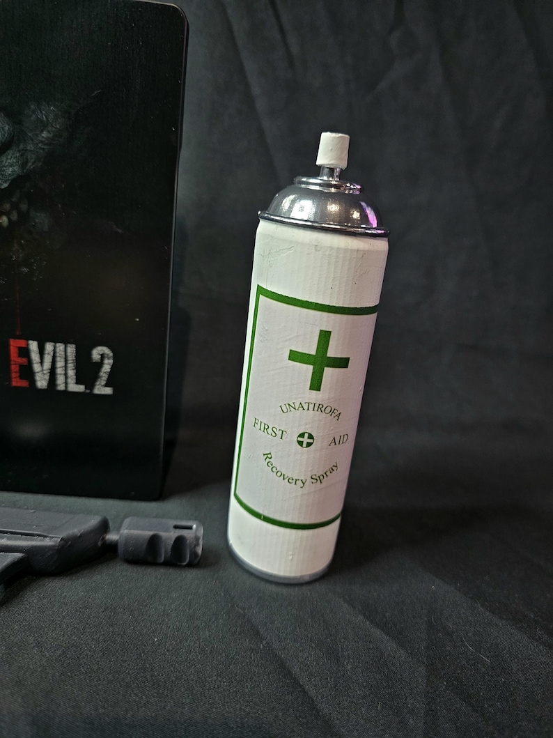 Resident Evil 2 First Aid Spray and Matilda 1:2 Scale Prop - Etsy UK