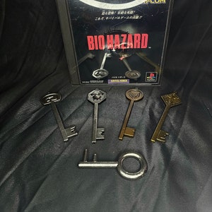 Resident Evil Mansion Keys (1996) (set of 5) 1:1 Prop Replica - Etsy