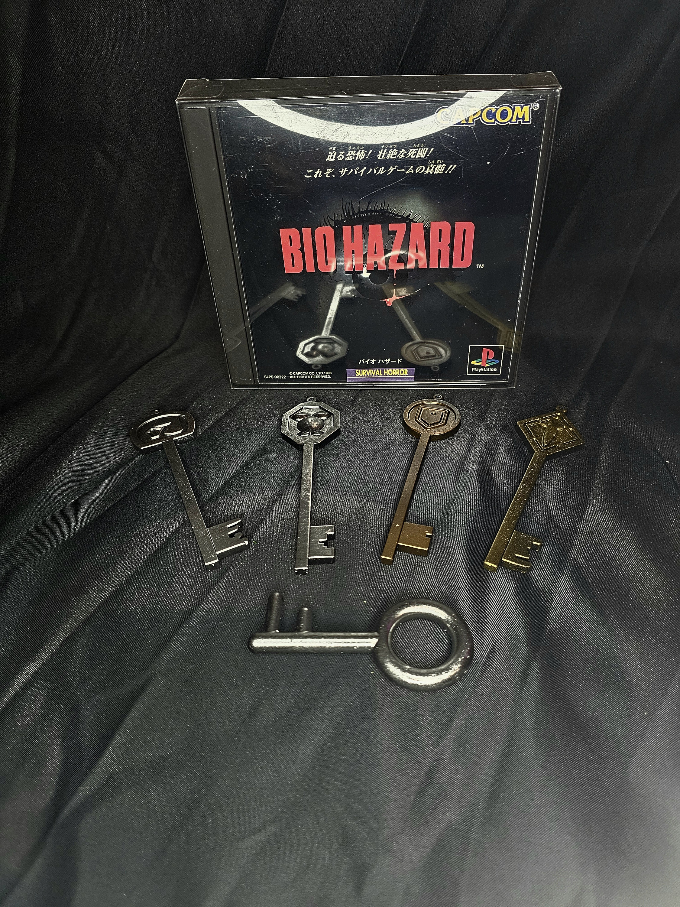 Resident Evil Mansion Keys (1996) (set of 5) 1:1 Prop Replica - Etsy