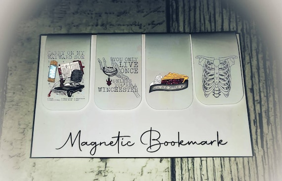 Fanart Supernatural Magnetic Bookmarks - Etsy UK