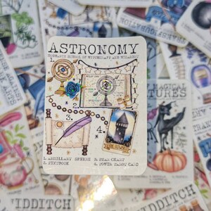 Wizard Classes Chart Stickers, Magic, Wizarding World, Lessons ...