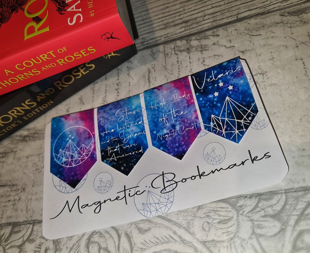 Magnetic Bookmarks Fan Art Booklover Bookmarks - Etsy
