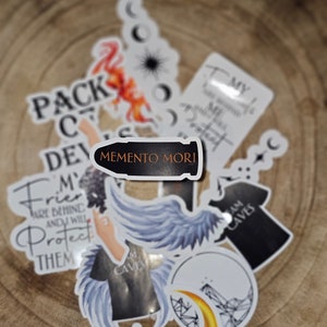 Officially Liscensed, Crescent City Stickers, Fan Art, Book Stickers ...