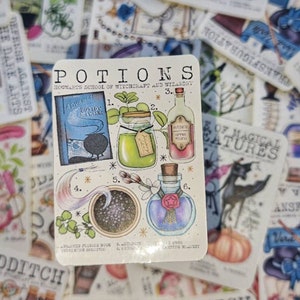 Wizard Classes Chart Stickers, Magic, Wizarding World, Lessons ...