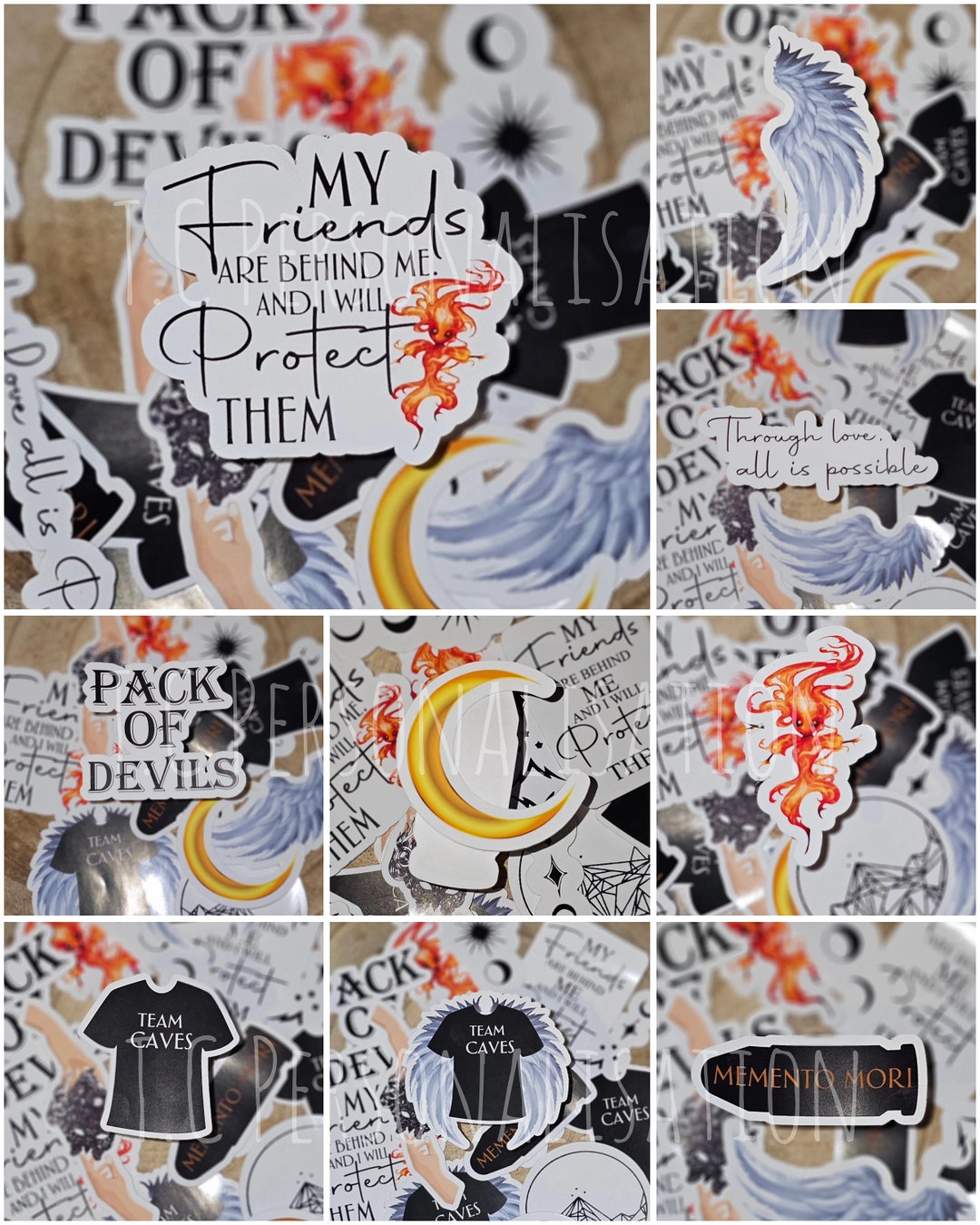 Officially Liscensed, Crescent City Stickers, Fan Art, Book Stickers ...