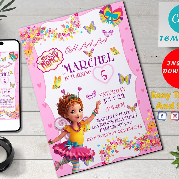 Fancy Nancy Party - Etsy