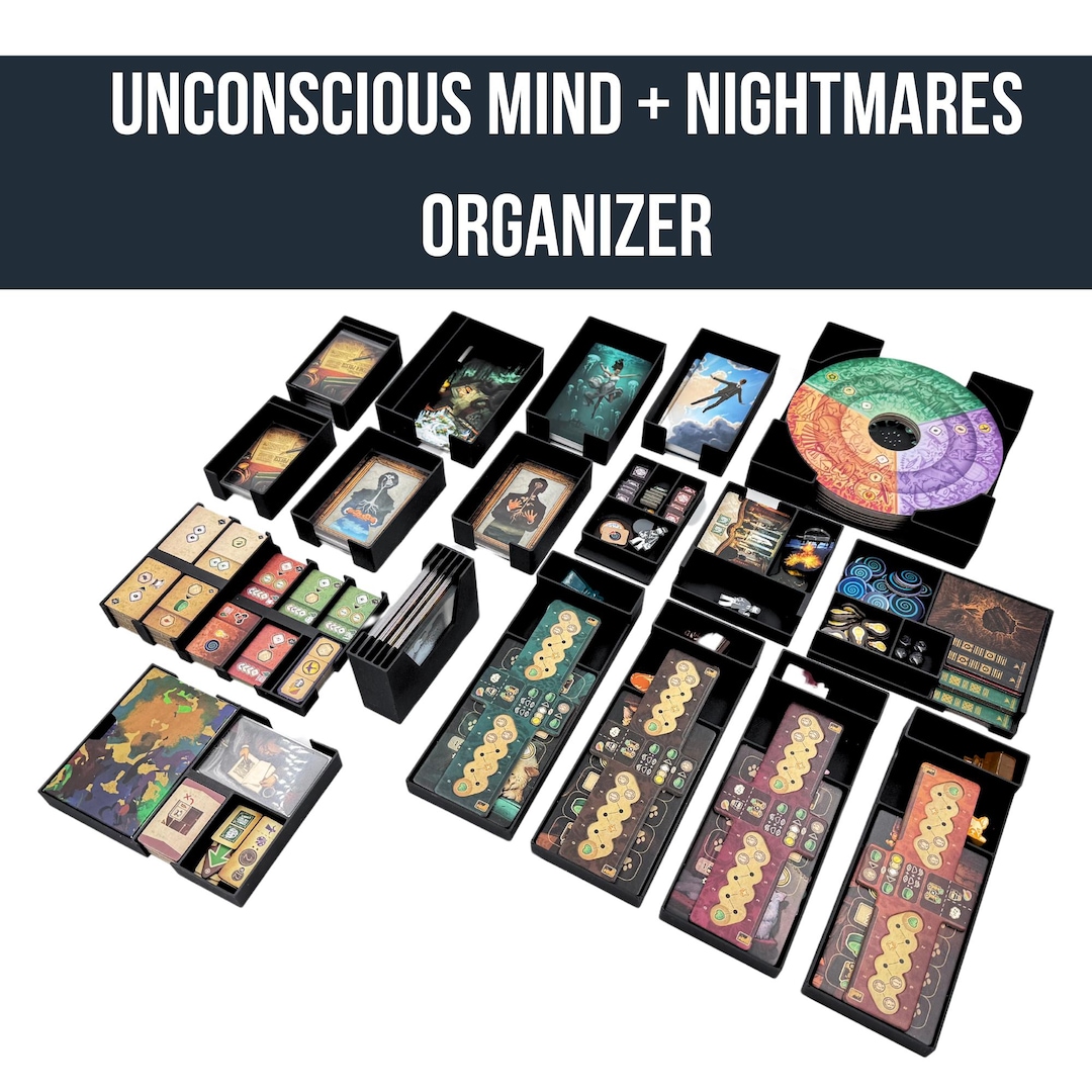 Unconscious Mind + Nightmares Insert / Board Game Organizer - Etsy