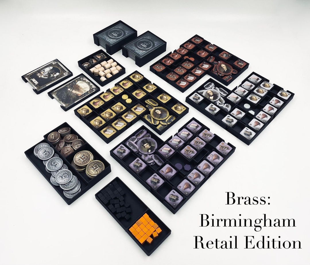 Brass: Birmingham Retail or Deluxe Edition Insert / Board Game ...