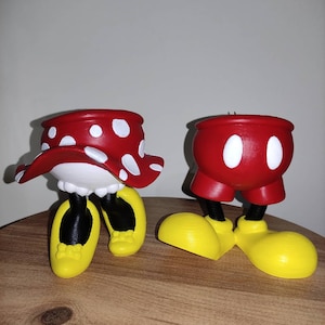 Mickey and Minnie Mouse Planter Pot - Etsy