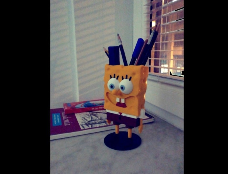 Spongebob Pencil Holder - Etsy