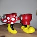 Mickey and Minnie Mouse Planter Pot - Etsy