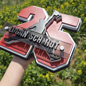 Graduation Jumpman Plaque 5 Layers Customize With Name and Npc Tap ...