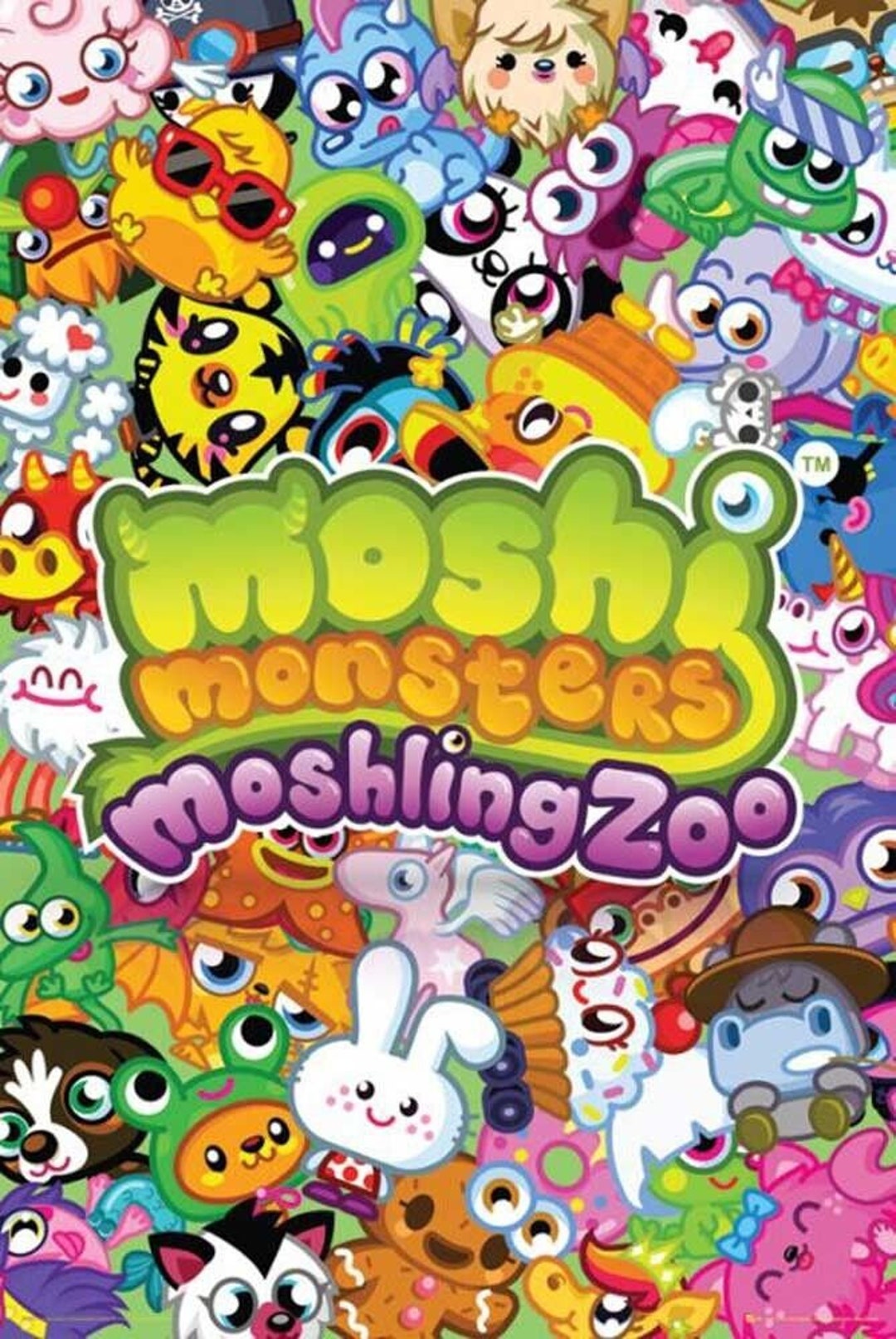 Moshi Monsters: ZOO - Maxi Poster 61cm X 91.5cm Rolled and Sealed Old ...