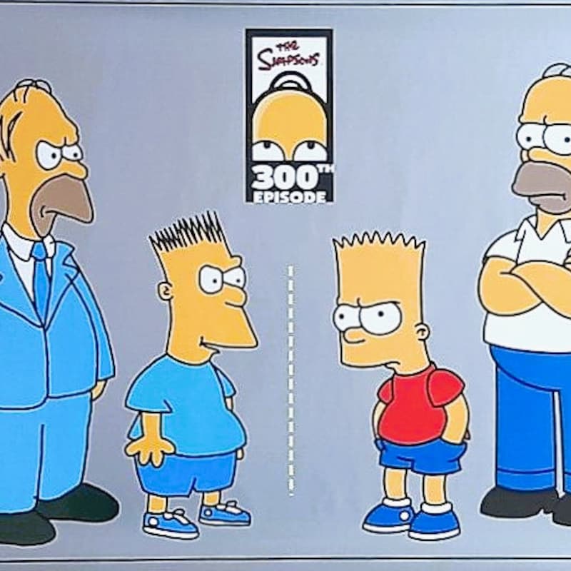 Simpsons Poster - Etsy UK