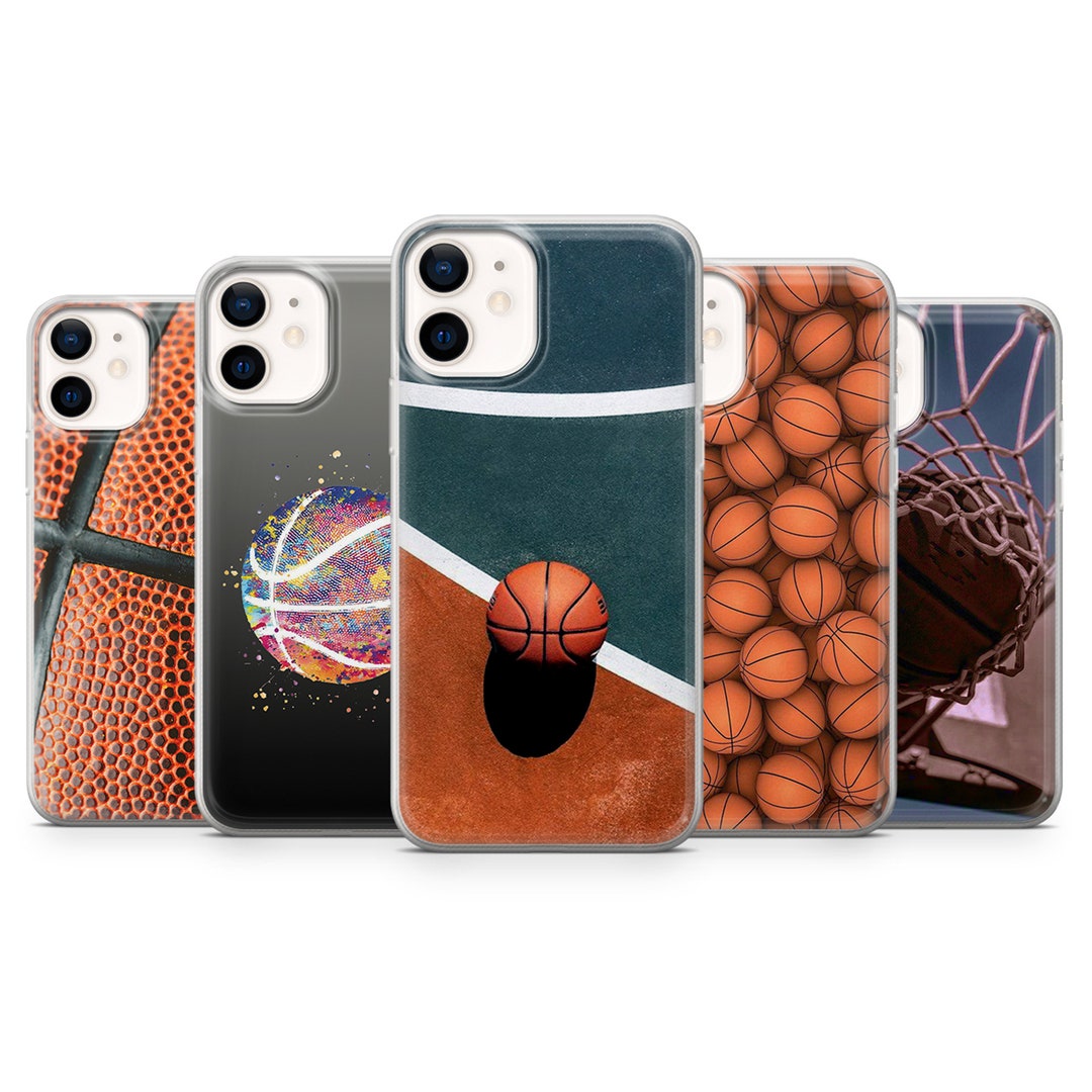 Basketball Balls Phone Case Sports Cover for iPhone 13, 12, XR, XS, 8 ...